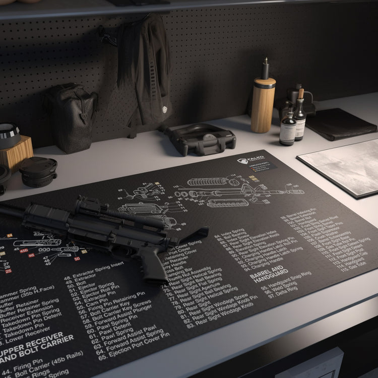 AR-15 Builder's Gun Cleaning Mat – Falko Tactical